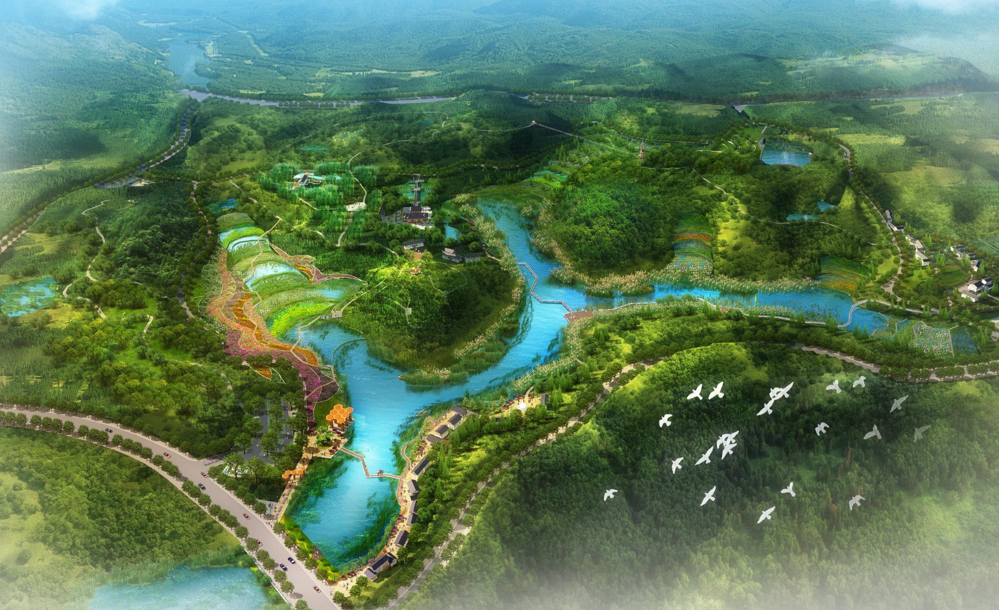 Zigong Wolong Lake Wetland Park - TENarchitects